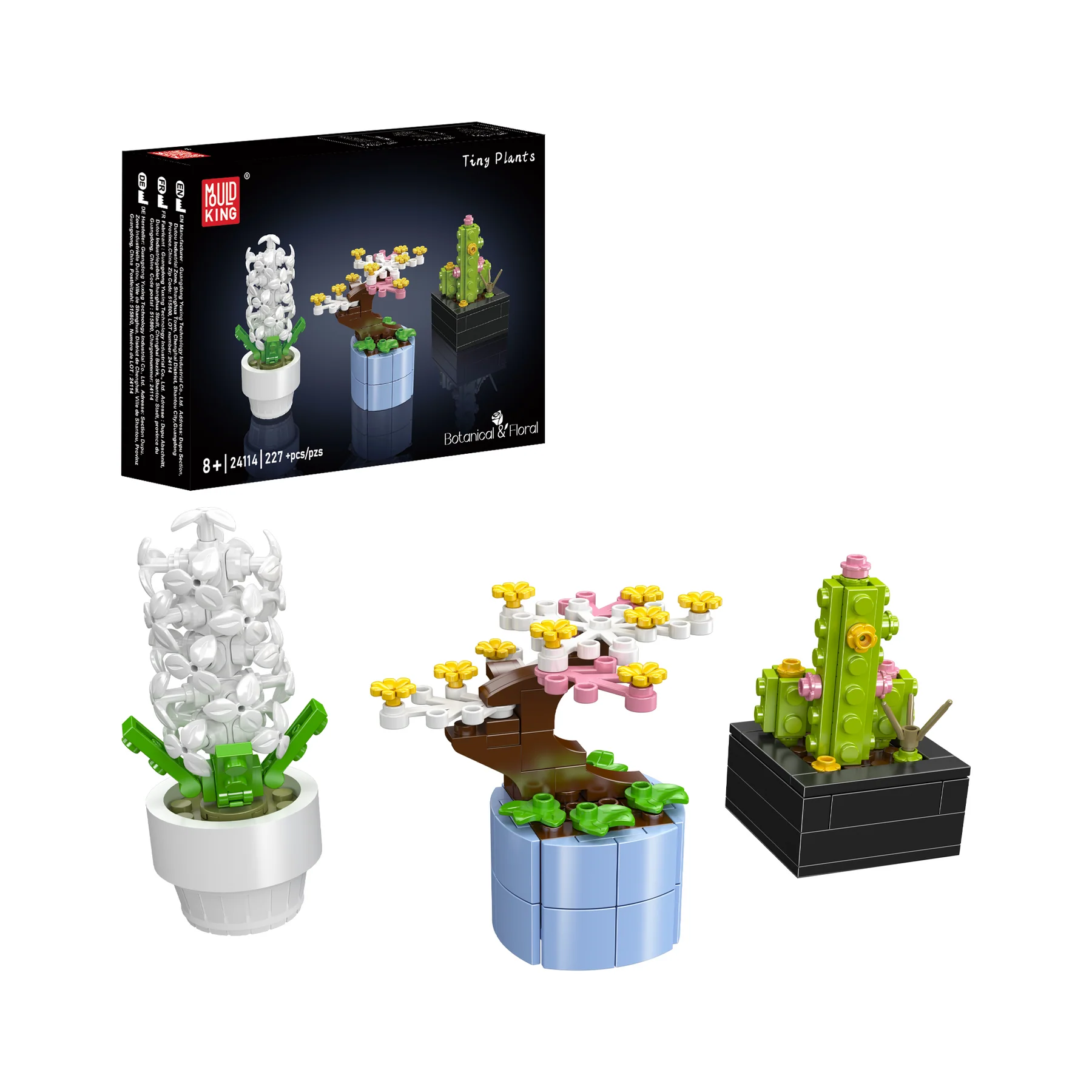 Mould King 24114 Mini Flower Pot Building Kit | 227 Pieces – Mould King ...